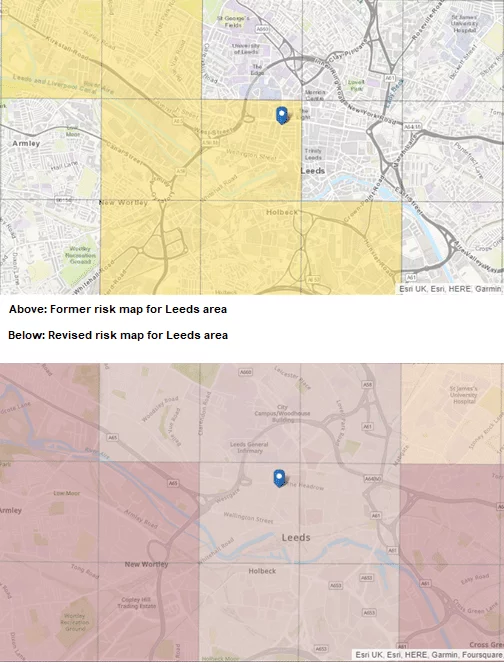 Radon Gas Map Uk Map Of Radon Timberwise
